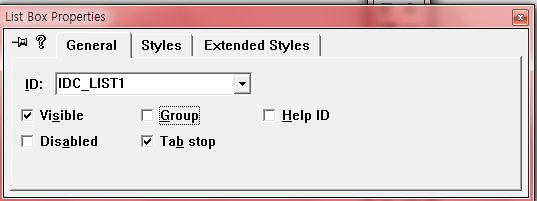 팁스소프트 > 우리들 이야기 > 강좌 11일차 - CListBox